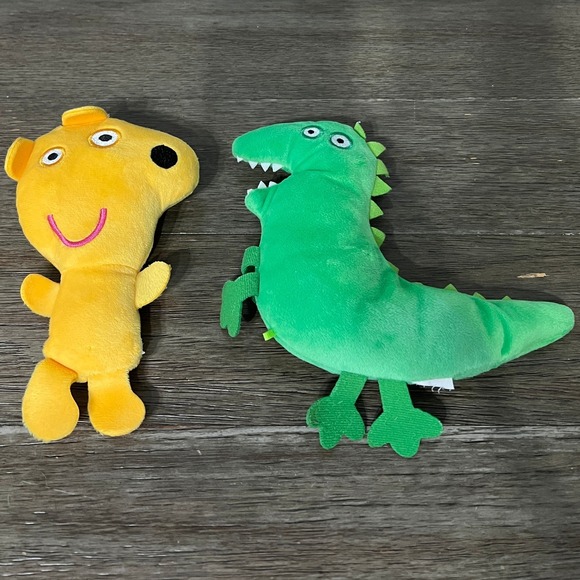 Toys | Peppa Pig Georges Toy Mr Dinosaur Teddy Bear Plush Flat Stuffed ...
